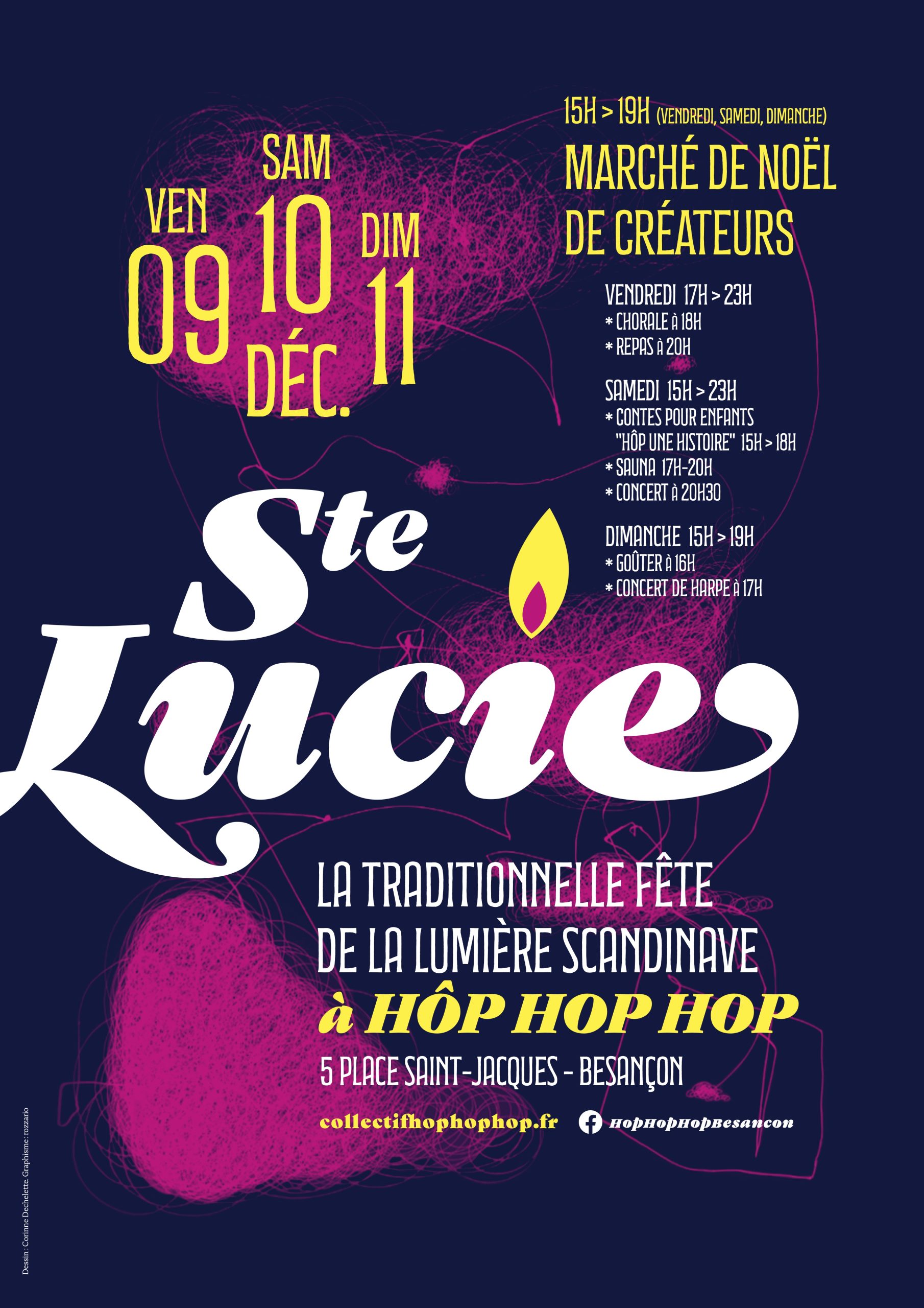 Fête scandinave des lumières, la SAINTE LUCIE ! – Hôp Hop Hop